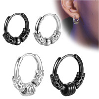 1 Pc Trendy Male Earrings Rock Personality Earrings Hip Hop Punk Men's ...