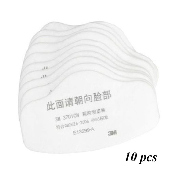 3701CN Filter Cotton 10 pcs for 3200 3700 Gas Mask Respirator Gas Mask ...