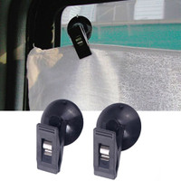 Removable Car Mount Stand Window Curtain Towel Card Holder Fixing Clip ...