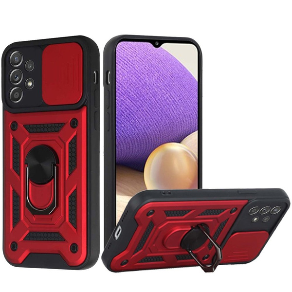 Slide Camera Lens Cover Magnetic Support Metal Ring Holder Kickstand ...