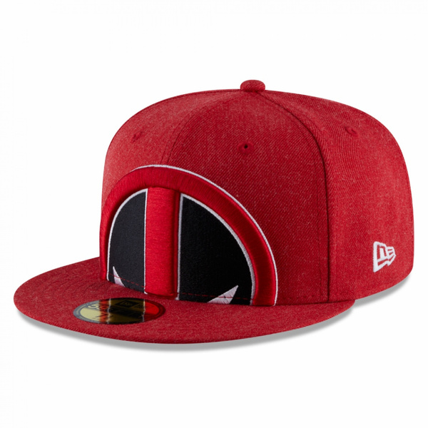 Deadpool Symbol Color Trim New Era 59Fifty Fitted Hat | Wish
