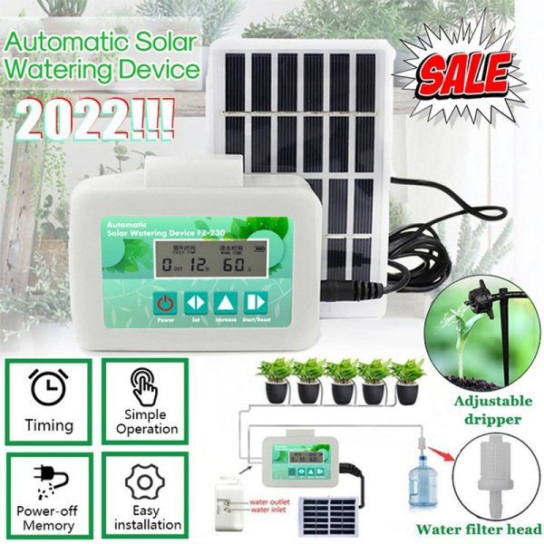 Intelligent Watering Timer Automatic Solar Watering Device Water Pump ...