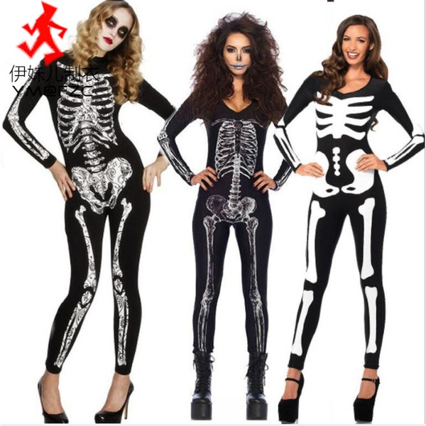 New Ghost Festival Costume Real Shot Skull Corpse Bride Costume ...