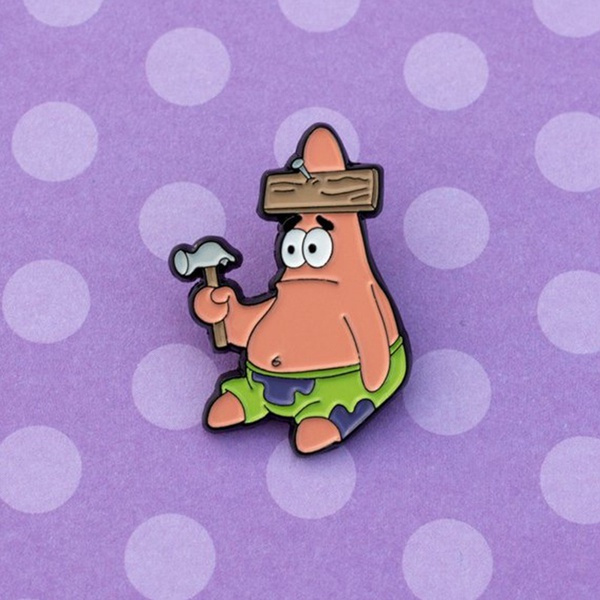 Spongebob Enamel Pin Fashion Cartoon Brooch Backpack Hat Badge To Best ...