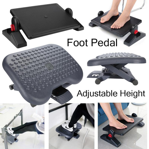 Adjustable Under Desk Footrest Ergonomic Foot Rest For Home, Office ...