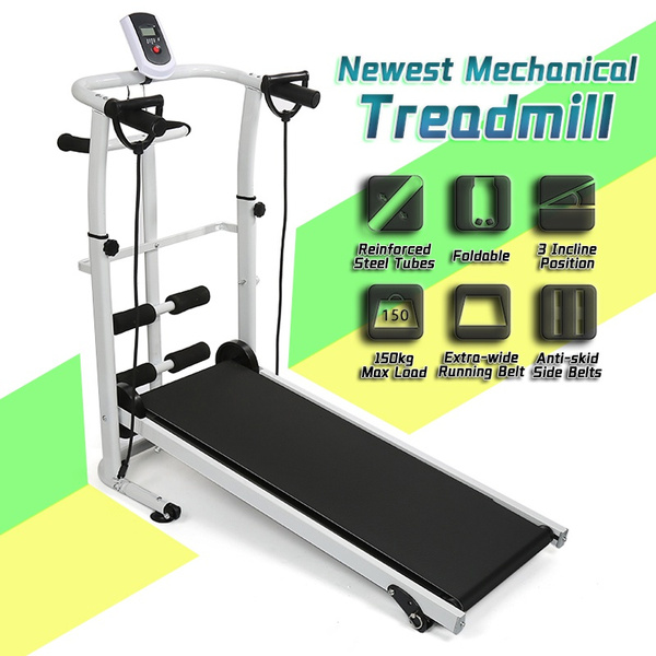 Newest Pure Mechanical Treadmill Adjustable Running-sit-ups-twist Waist ...