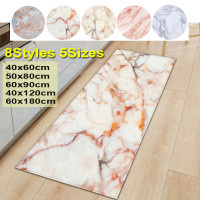 New Fashion Non Slip Marble Style Kitchen Floor Mats Modern Marble ...