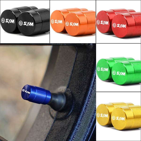 Universal Wheel Tire Valve Caps For SYM All Model JOYMAX Z 125/250/300 ...