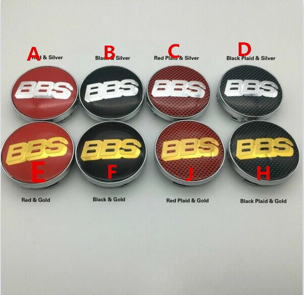 New 4Pcs 60MM for BBS Car Wheel Center Hub Caps Rims Dust-proof Covers ...
