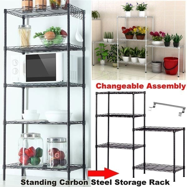 Heavy Duty 5 Tier Changeable Assembly Floor Standing Carbon Steel ...