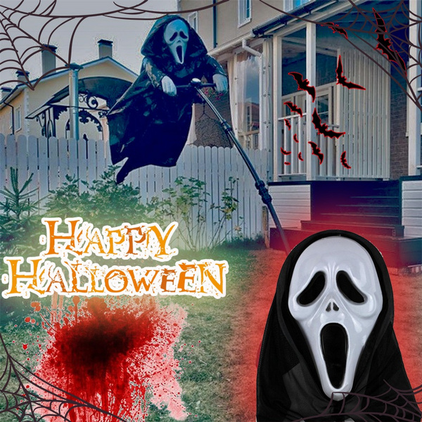 2021 New Ghostface Scarecrow Halloween Ghostface Unique Creative Scary ...