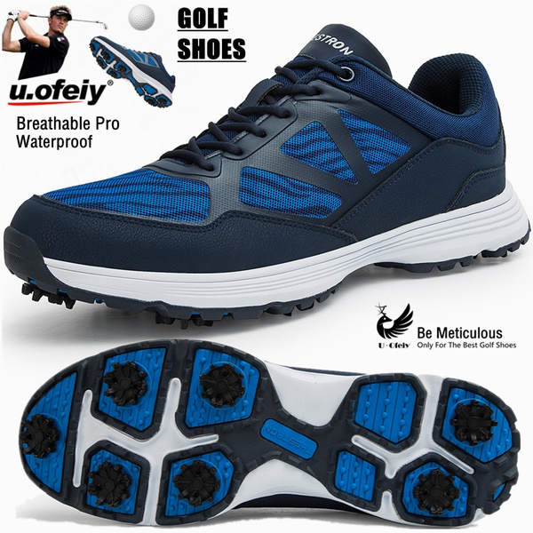 2022 Thestron Nextlite Breathable Pro Professional Golf Shoes（W/ Spikes ...