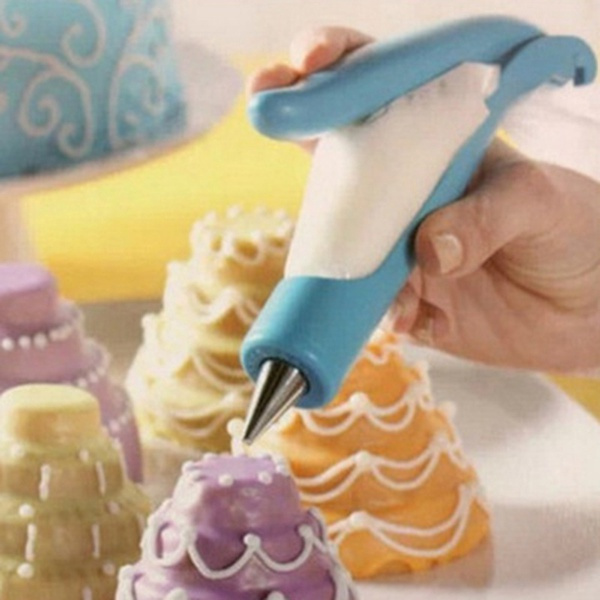 Pastry Icing Piping Bag Nozzle Tips Fondant Cupcake Cake Decorating Pen ...