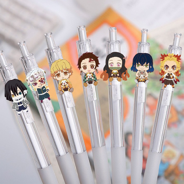 Anime Demon Slayer New Automatic Pencil Neutral Erasable Pencil Kawaii ...