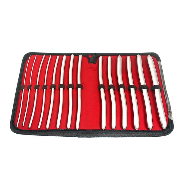 New Hegar 14 Pieces Urethral Sounds Kit, Surgical Urethral Steel ...