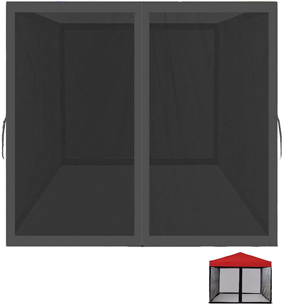 Mosquito Netting Outdoor Screen House Tent Screen Wall with Zipper for ...