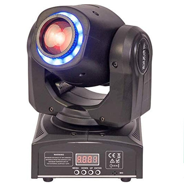 LED Moving Head Spot Mit LED Ring Gobo DMX 70W DJ Party Club Disco ...