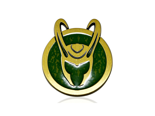 Official Marvel's LOKI HELMET PIN, Officially Licensed Disney+ LOKI ...