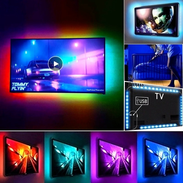 5V LED Strip Light TV Backlight USB 2835 SMD HDTV 0.5M 1M 2M 3M 5M 10M ...