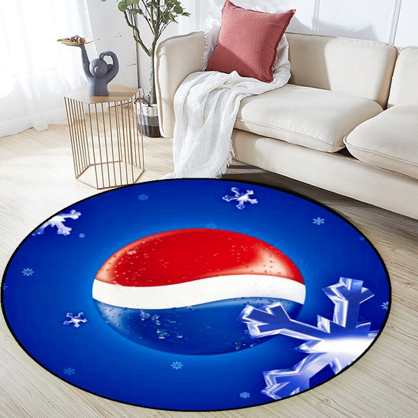 Pepsi carpet Living Room Circular Carpet Computer Chair Area Carpet ...
