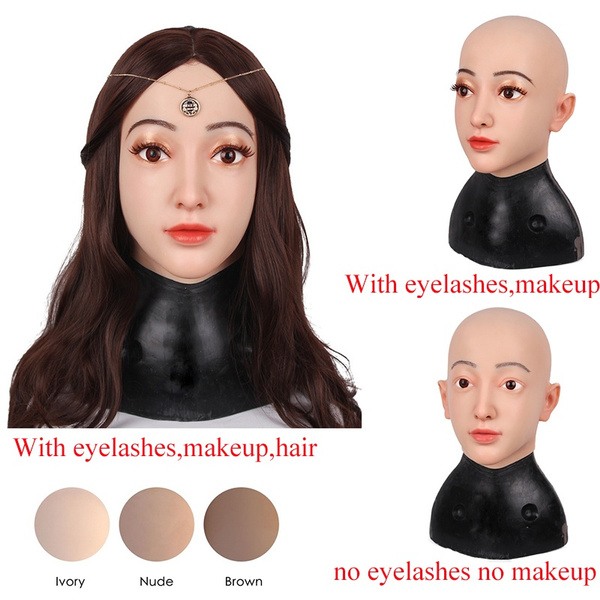 MTF Transgender Alice Masks Soft Silicone Head Mask Face for ...