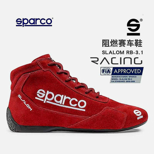 Sparco Flame Retardant Kart Motorcycle Riding Boots Street Moto Racing ...