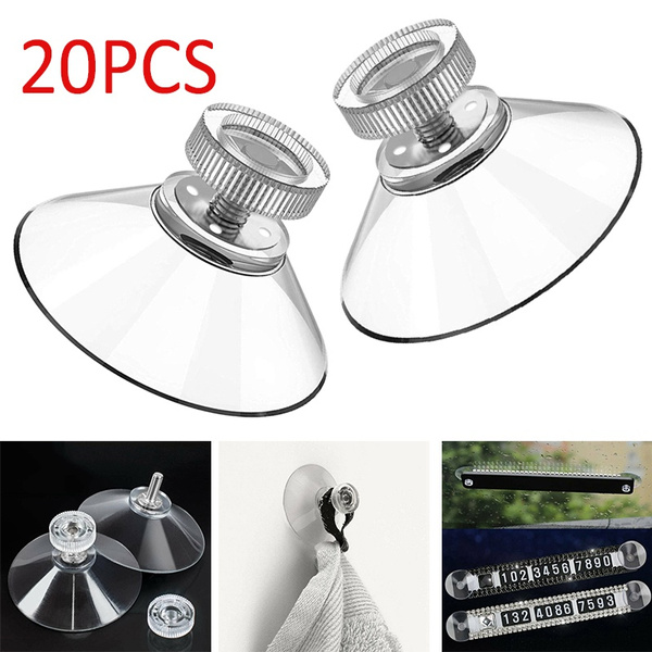 New 20pcs Suction Cups 40mm with M4 Thread Suction Cups with Clear ...