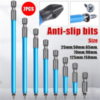 7pcs/set S2 Anti Slip Long Reach Screwdriver BitsBits Precision PH2 ...