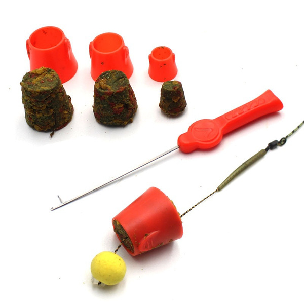 1 pack Carp Fishing Tool Pellet Cone and Bait Needle Kit Carp Coarse ...
