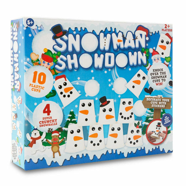 Snowman Showdown Pyramid Stacking Cup Snowball Challenge Great ...