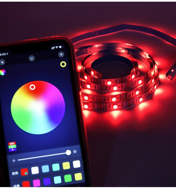 5M Strip Light USB LED Strip TV Background Light,Home Theater Lighting ...