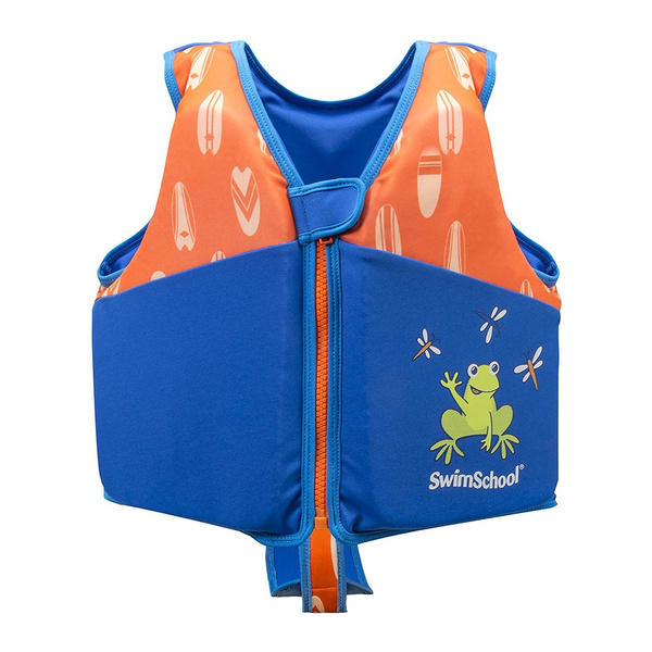 SwimSchool Small/Medium UPF Flex Foam Flotation Swim Trainer Vest (Open ...