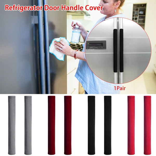 2Pcs Refrigerator Door Handle Cover Kitchen Appliance Anti-static ...