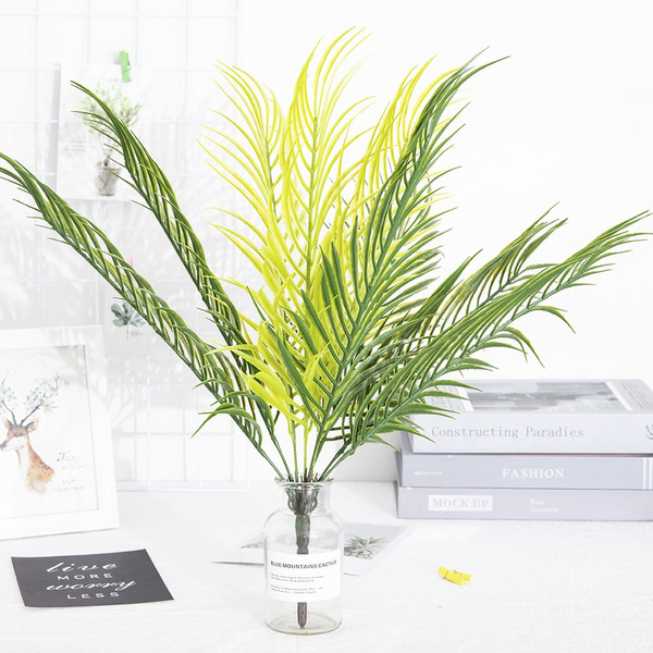 Artificial Tropical Palm Leaves Tree Fake Plants Bedroom Decorations Accessories | Wish