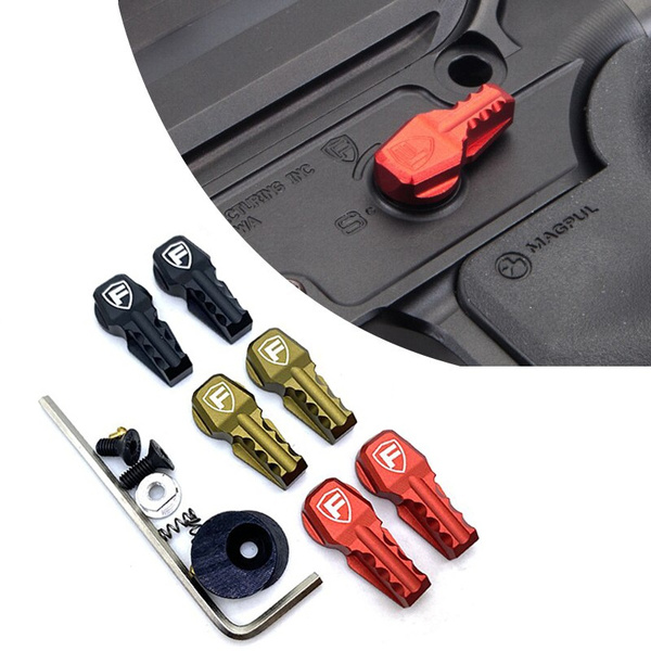 Enhanced Safety Aluminium Cnc Machined Selector Switch Lever Set For Airsoft M4 Aeg Wish