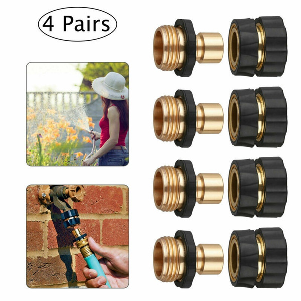 Garden Hose Coupling Quick Connector Male and Female Sleeve | Wish