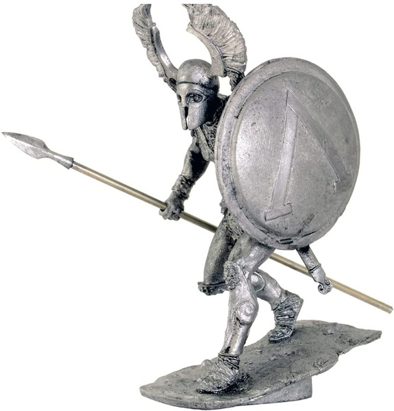 Greece, Spartan Hoplite, 5th Century BC. Metal Sculpture. Collection ...