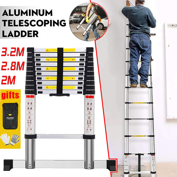 Newest 2M/2.6M/3.2M Multi Purpose Aluminum Alloy Telescopic Ladder ...