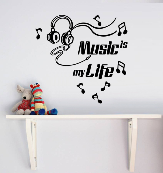 School Classroom Layout Wall Stickers Creative DIY Music Symbol ...