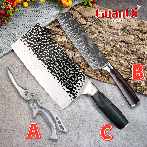 Handmade Butcher Forged Kitchen Knife Stainless Steel Super Sharp ...