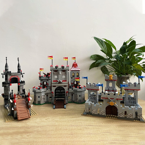 Creative Series Medieval Knights castle Siege Royal Tower Bricks Horse ...