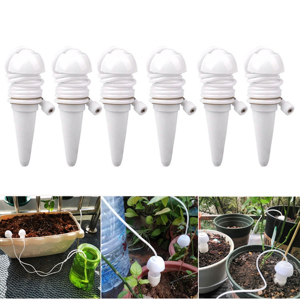 6Pcs DIY Automatic Watering System Moving Plant Potted Watering Bottles ...