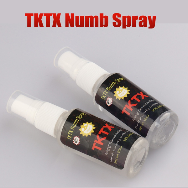 4/3/2/1pcs Topical Anesthesia Lidocain TKTX Numb Spray Before Surgery ...