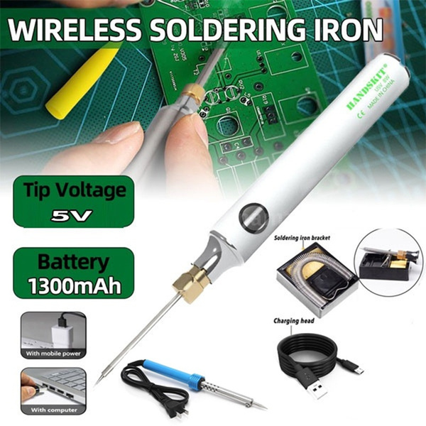 USB Charging Soldering Iron 5V 8W Adjustable Temperature Electric ...