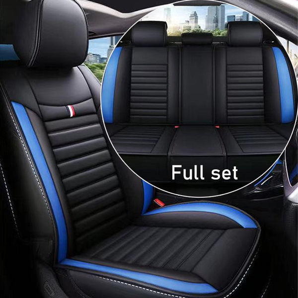 Universal Breathable Waterproof Pu Leather Car Frontandrear Full Seat