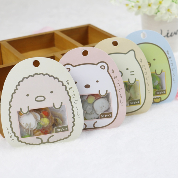 50 Pcs/bag Cartoon Cute Kawaii Hand Account Sticker Label Stickers ...