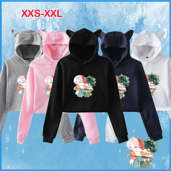 New My Hero Academia Boku No Hero Deku Todoroki Shoto Fashion Cat Ear ...