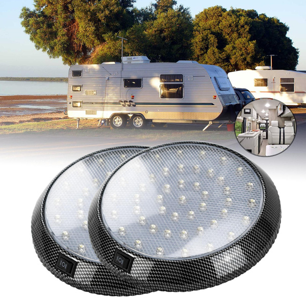 2X High Quality Roof Ceiling Dome Light Car Interior Led White Reading ...