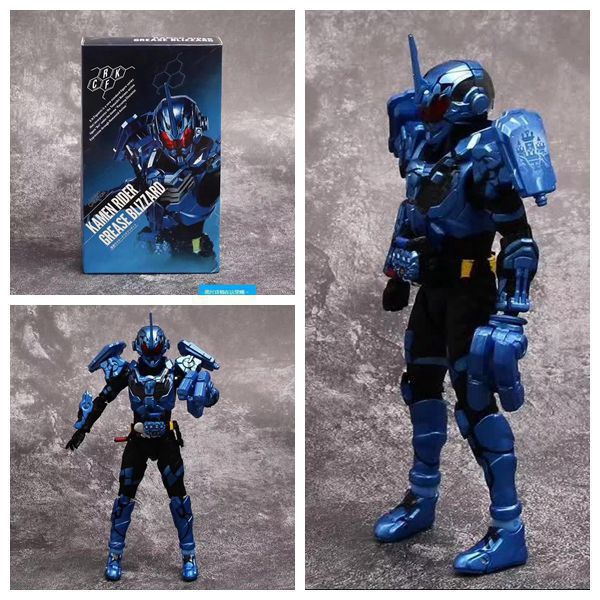 15cm Anime Figure Masked Rider Kamen Rider GREASE BLIZZARD Action ...