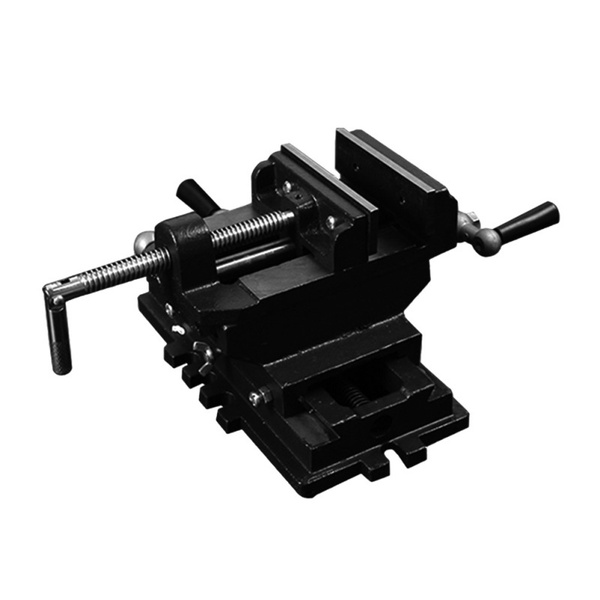 4 Inch Cross Slide Drill Bench Press Vise Table Flat Clamp-on Plier ...
